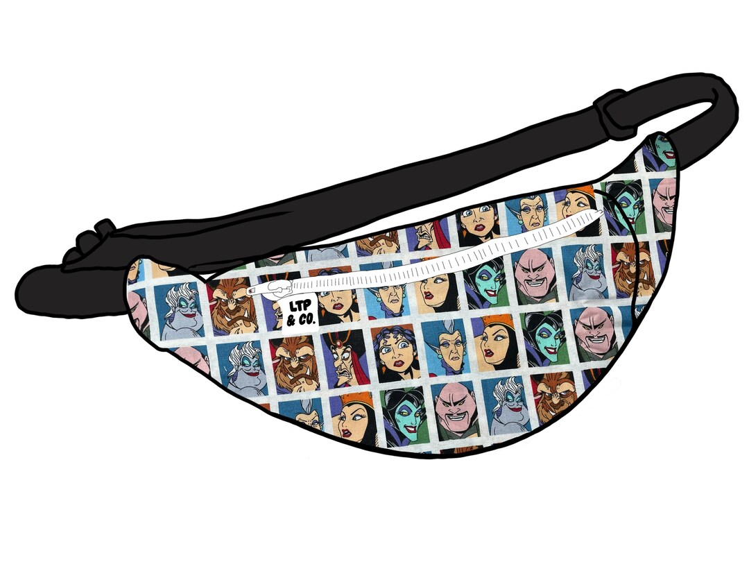 Villains Fanny Pack Waist Bum Bag - Etsy