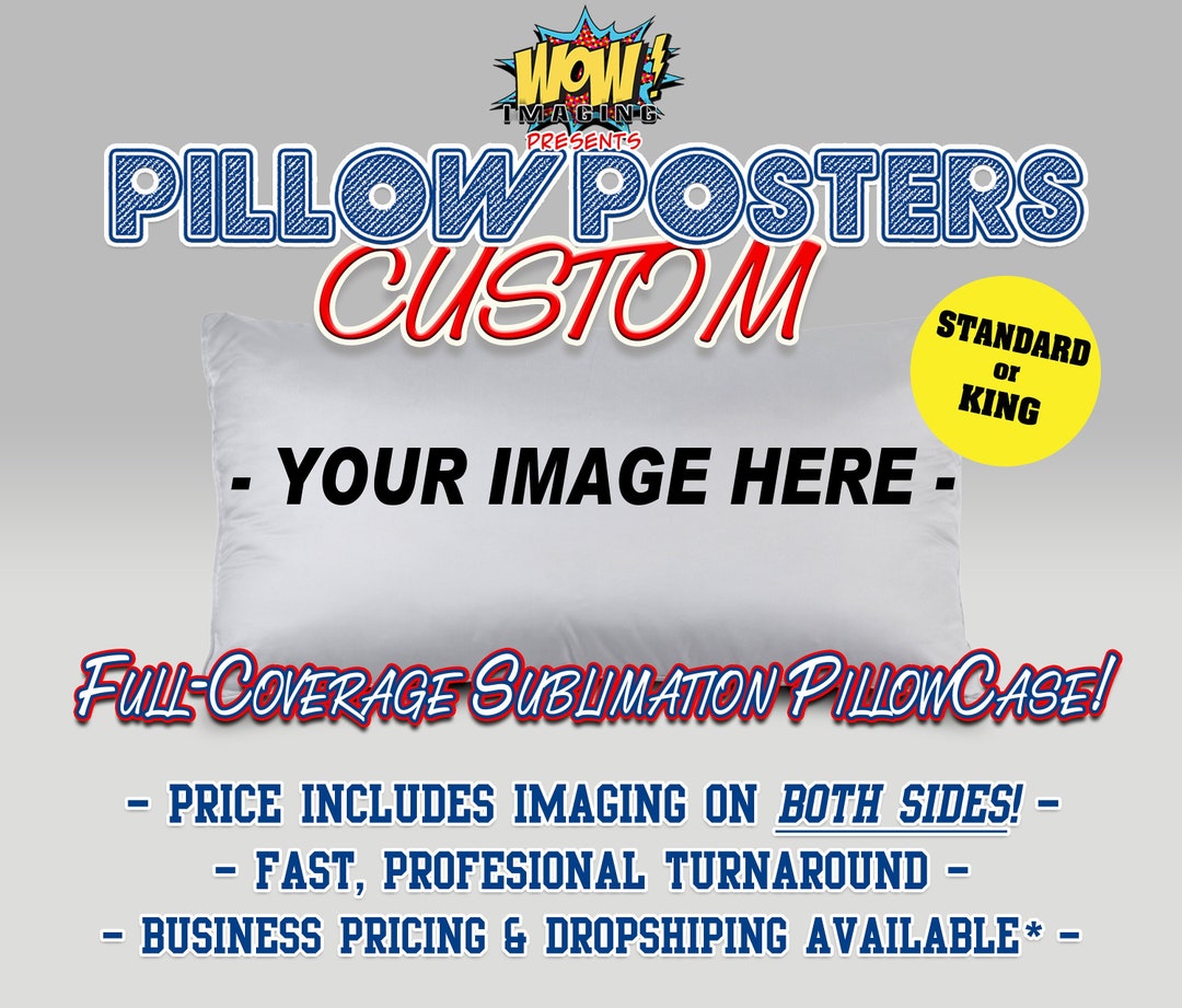 CUSTOM Dye Sublimation Pillowcase / Pillow Cover !! **your Image ...