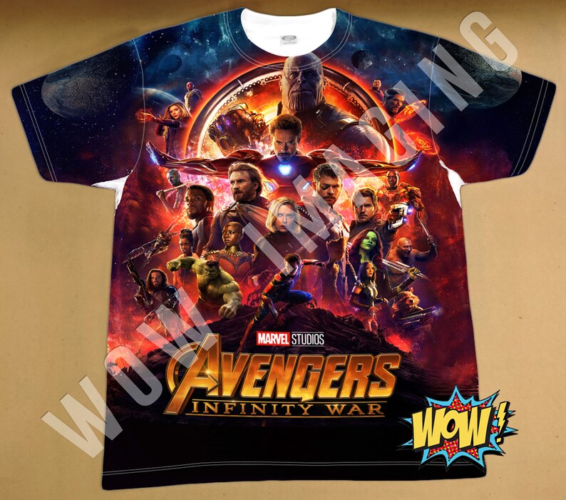 Avengers: Infinity War T-shirt_ultra Ltd. ED _ Commemorative - Etsy