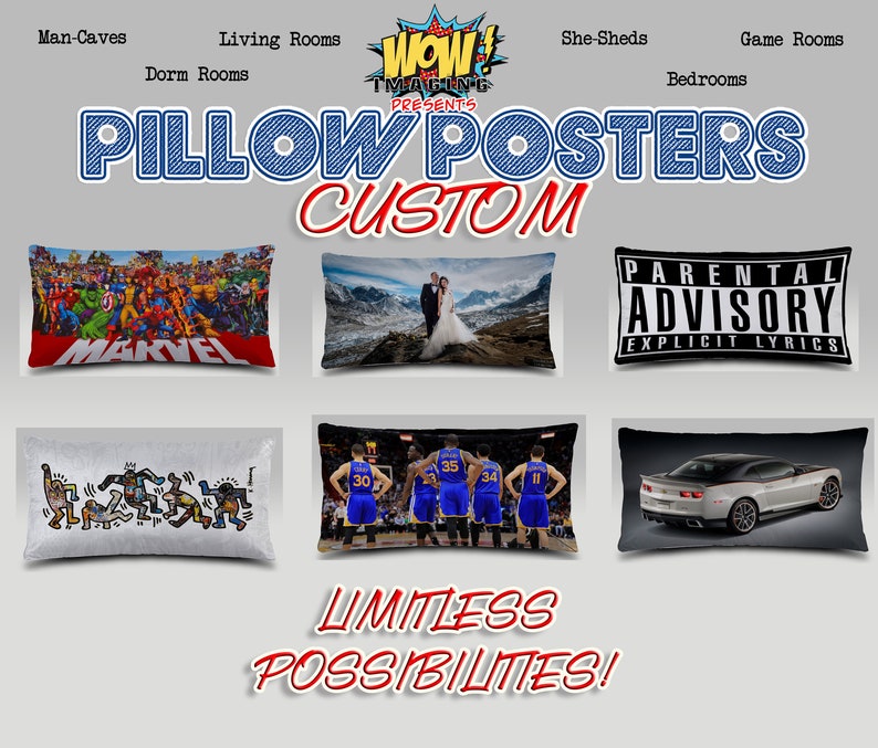 CUSTOM Dye Sublimation Pillowcase / Pillow Cover !! **your Image ...