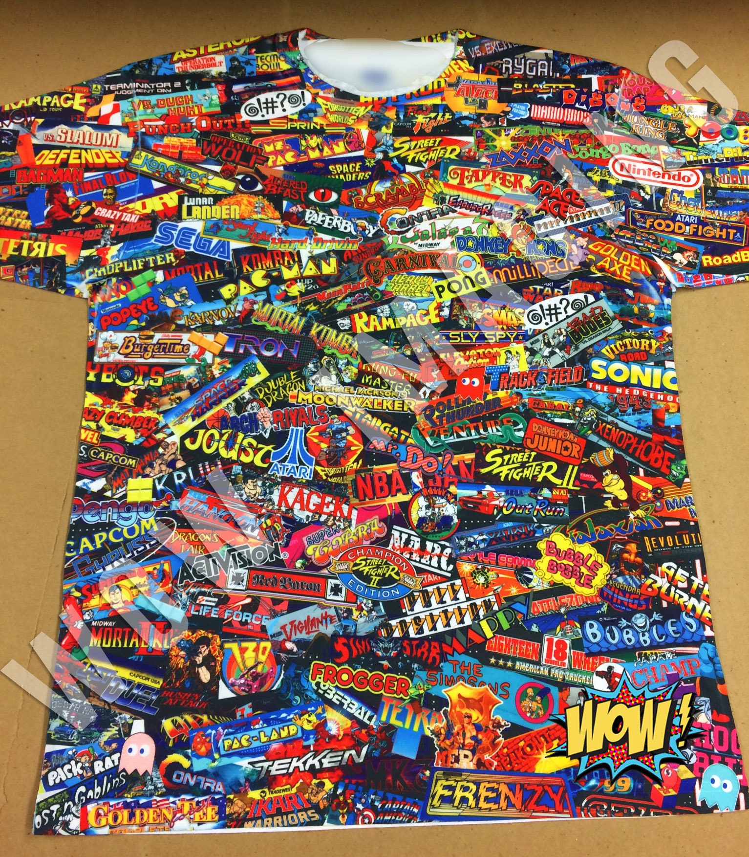 Classic Arcade Marquee _ Video Game T-shirt / Sticker Bomb | Etsy