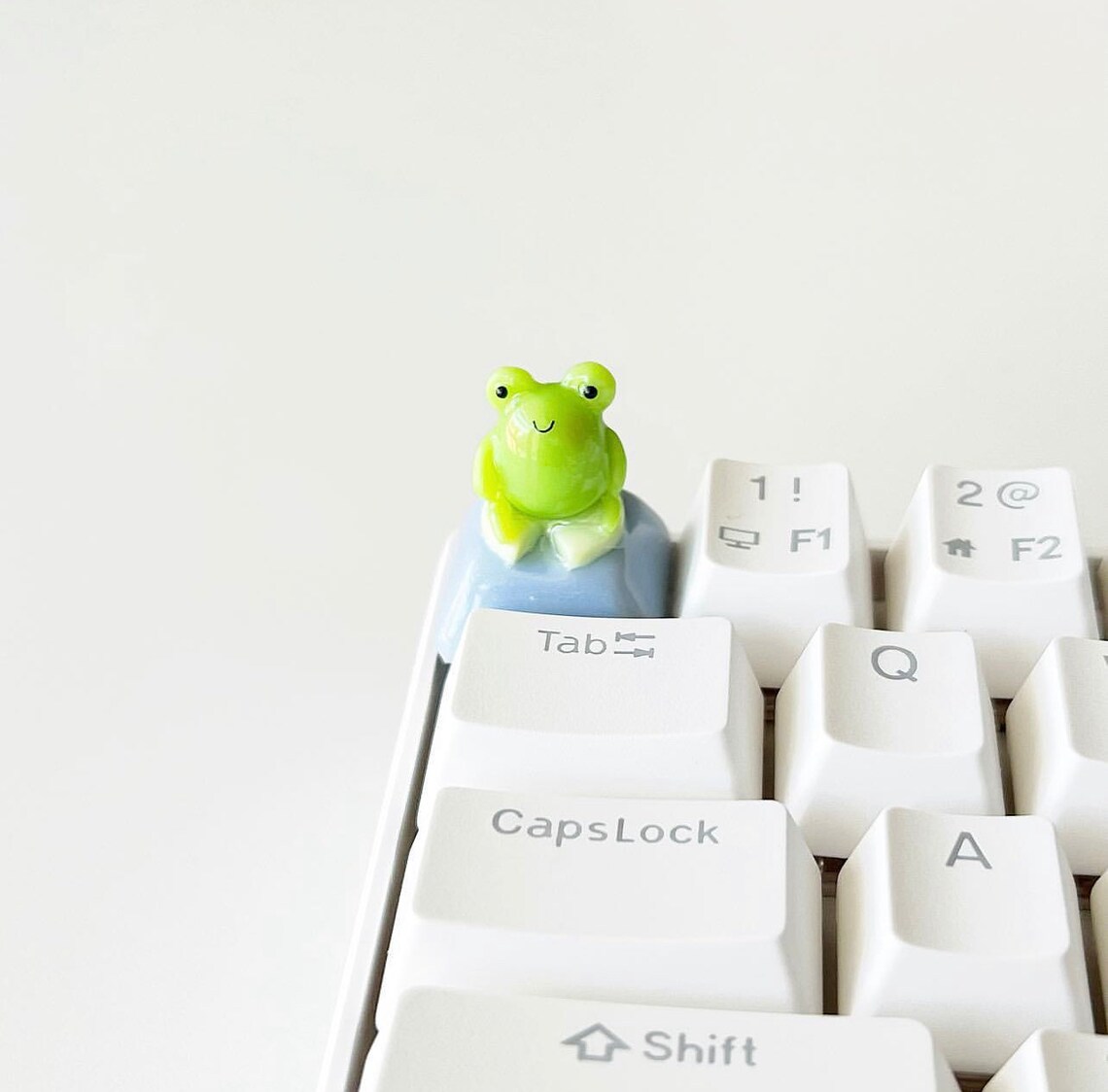 Frog Keycap/polymer Clay/artisan Keycaps/frog Keycaps/keyboards/pastel ...