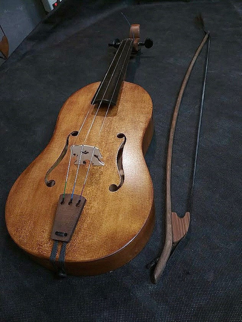 Medieval violin / Folk fiddle / Vielle | Etsy