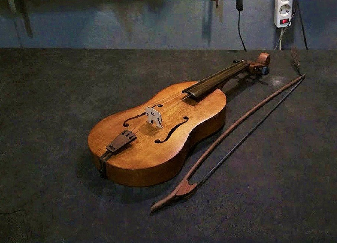 Medieval violin / Folk fiddle / Vielle | Etsy