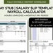 Pay Stub Generator | Salary Slip Creator With Hourly Employee Database ...
