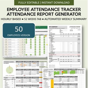 Employee Attendance Tracker and Automated Report Generator | Weekly ...