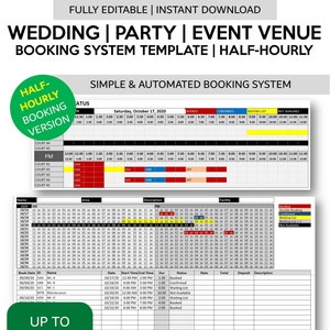 Event Venue Booking Template | Conference - Meeting Room Reservation ...