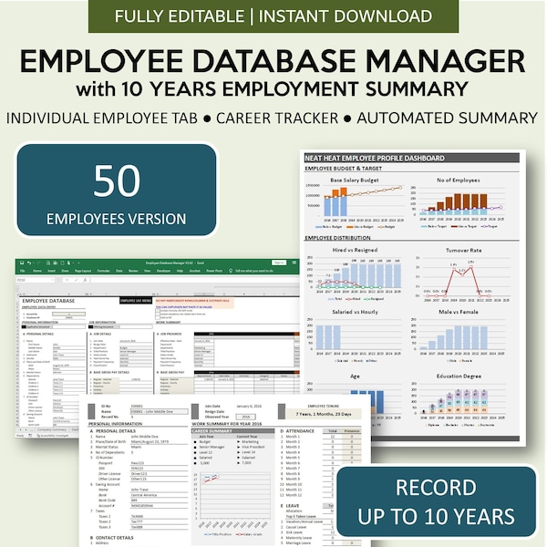 Employee Training Google Sheet Tracker - Etsy