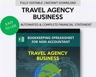 Travel Agency Spreadsheet Template - Etsy