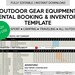 Outdoor Gear Equipment Rental Booking and Inventory Management Template ...