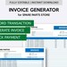 Invoice Generator for Spare Parts Business | Excel Invoice Template for ...