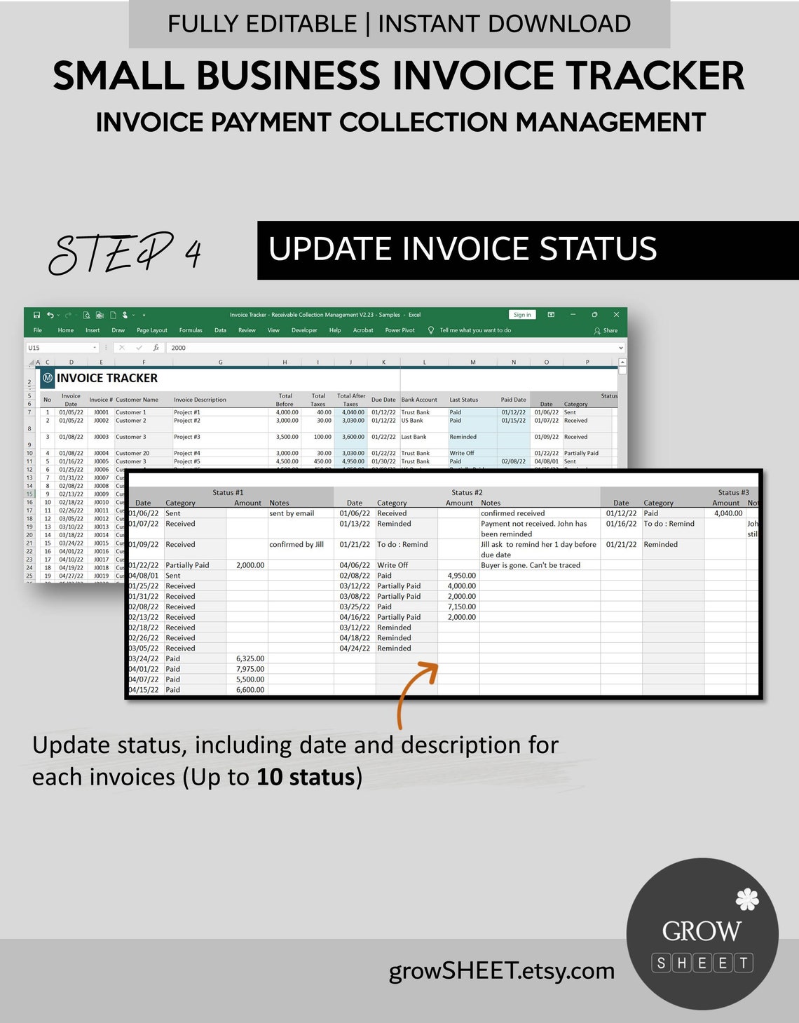 Small Business Invoice Payment Tracker and Collection Management ...