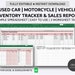 Used Car Inventory and Sales Tracker | Vehicle Listing Management ...