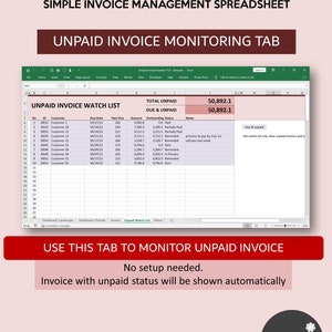 Invoice Tracker Spreadsheet | Small Business Invoice Management ...