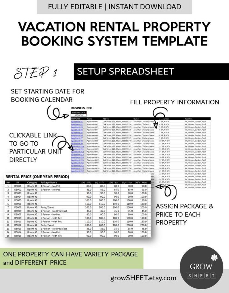Vacation Rental Property Booking System Template VRBO Airbnb ...