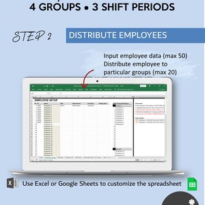 Employee Work Shift Schedule Generator | Hourly Work Scheduler ...
