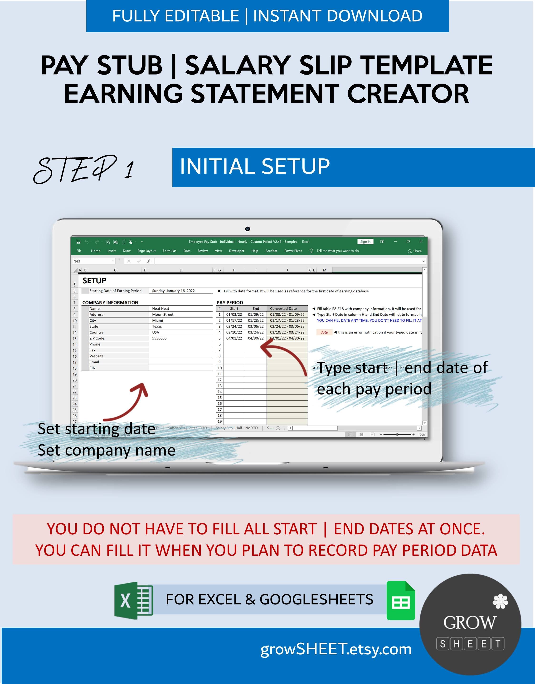 Salary Slip Generator | Pay Slip Creator With Daily Employee Database ...