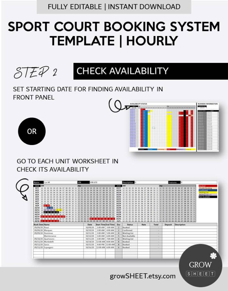 Sport Court Booking System Template | Tennis - Football - Basketball ...