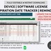 Employee Software License Expiry Date Tracker | Simple Inventory ...