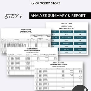 Invoice Generator for Grocery Stores | Excel Invoice Template for ...