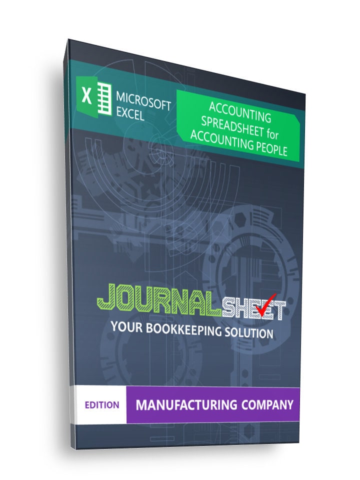 Excel Accounting Template for Manufacturing Business | Accounting ...