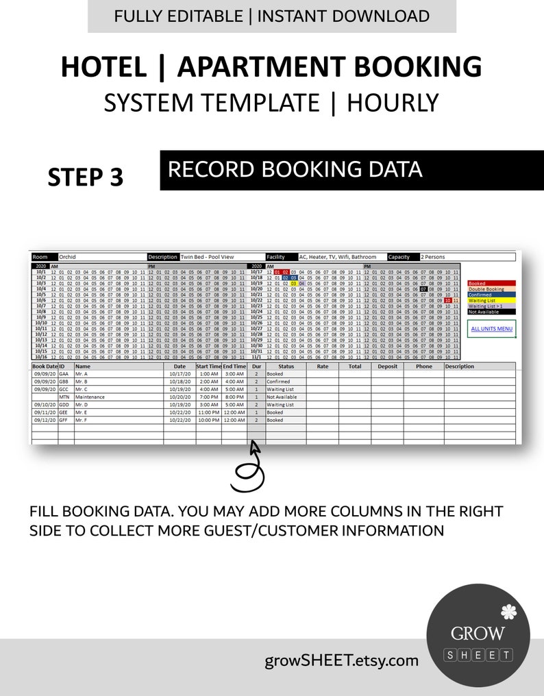 Hotel Hourly Booking System Template | Apartment Hourly Rental ...