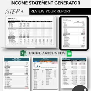 Packaged Food Business Income Statement Generator | Automated Profit ...