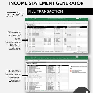 Notary Business Income Statement Generator | Law Firm Profit & Loss ...