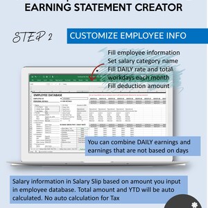 Salary Slip Generator | Pay Slip Creator With Daily Employee Database ...
