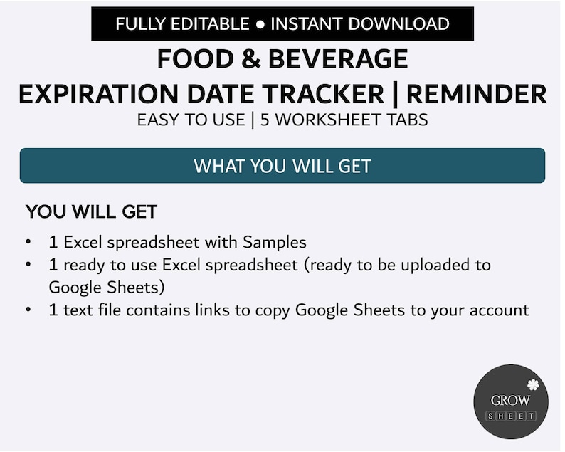 Food and Beverage Expiry Date Tracker | Simple Inventory Database With ...