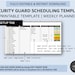 Security Guard Scheduling Template | Multi Roles-location-shift Period ...