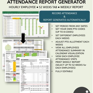 Employee Attendance Tracker and Automated Report Generator | Weekly ...