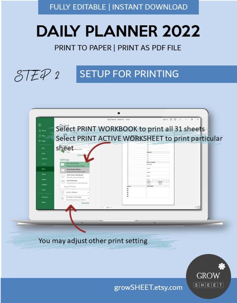 Daily Planner 2024 - 2025 - 2026 and Beyond | Daily Planner Printable ...