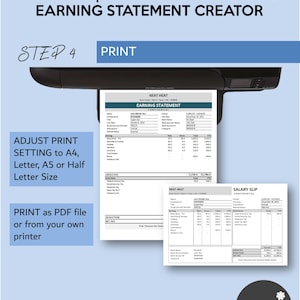 Salary Slip Generator | Pay Slip Creator for Hourly Employee | Biweekly ...