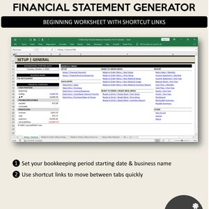 Food Truck Business Financial Statement Generator | Automated Income ...
