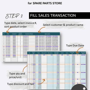 Invoice Generator for Spare Parts Business | Excel Invoice Template for ...