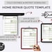 Printable Home Repair Quote Template | Home Renovation Price Quotation ...