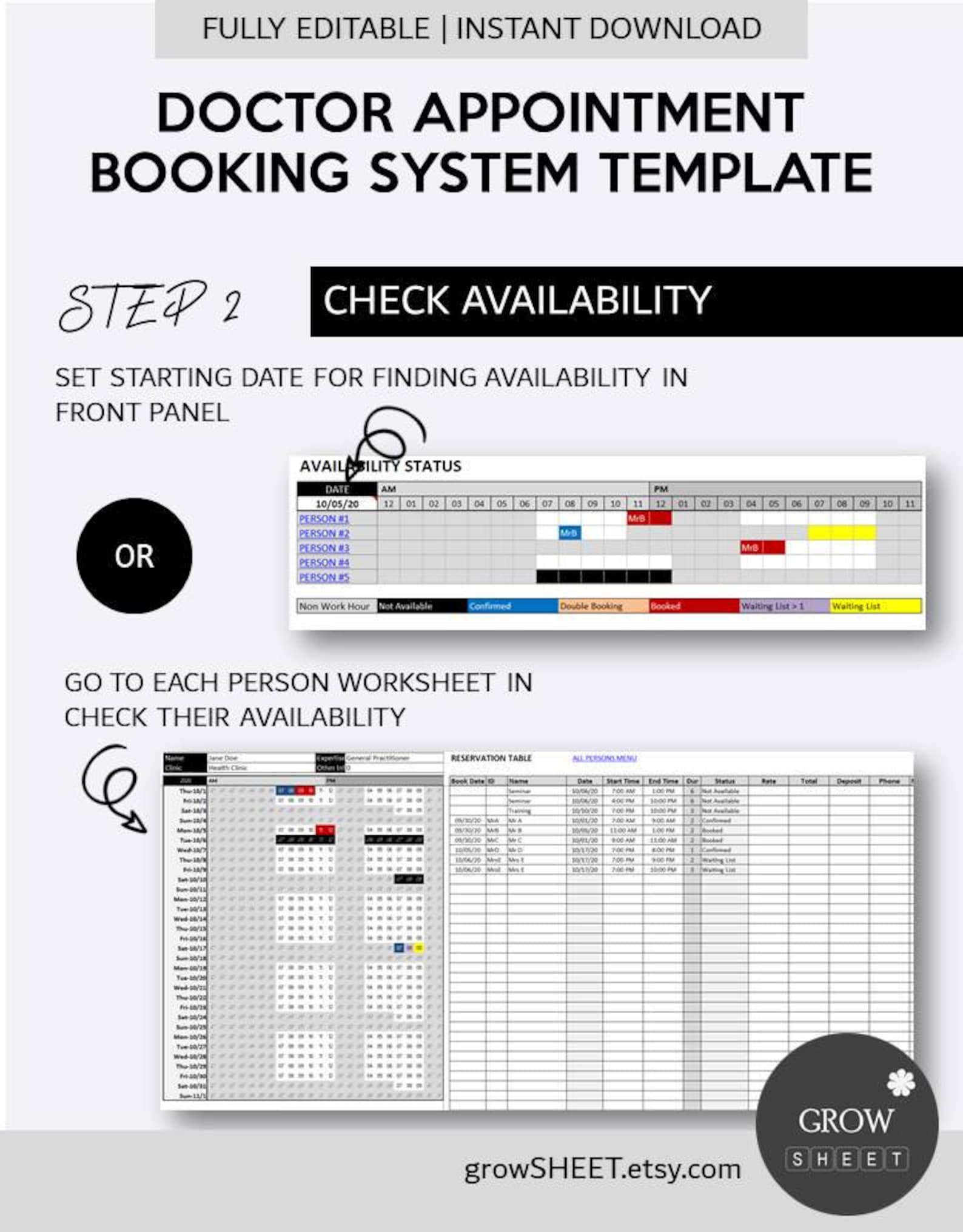Doctor Appointment Booking Template | Physician Reservation Manager ...
