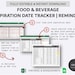 Food and Beverage Expiry Date Tracker | Simple Inventory Database With ...