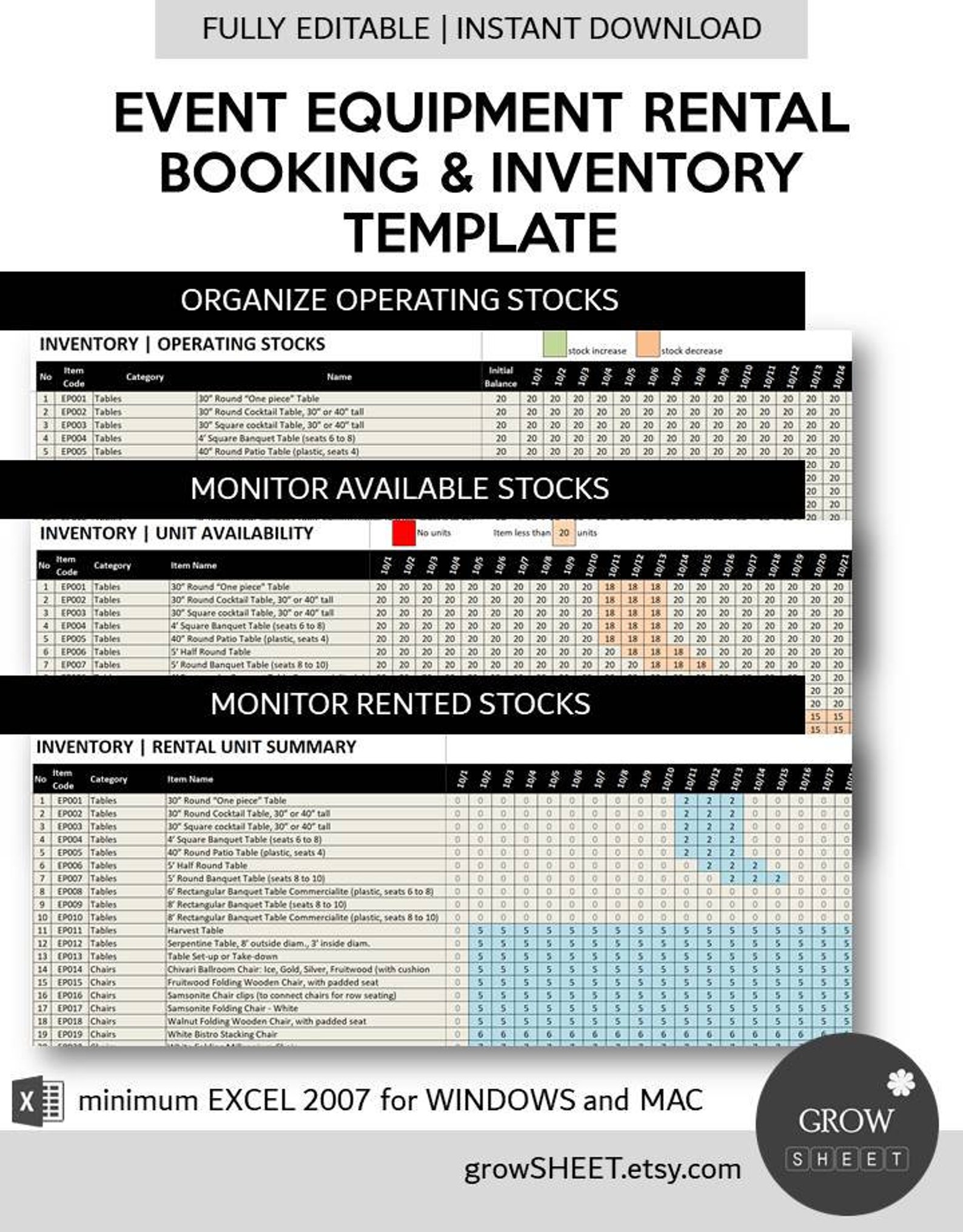 Wedding Party Ceremony Event Equipment Rental Business Booking and ...