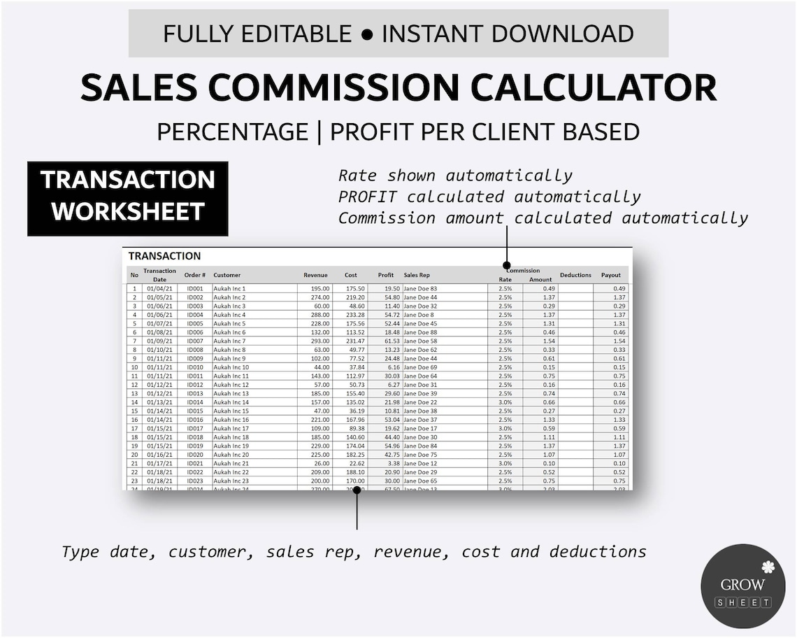 Sales Commission Calculator | Automated Tiered Commission Calculator ...