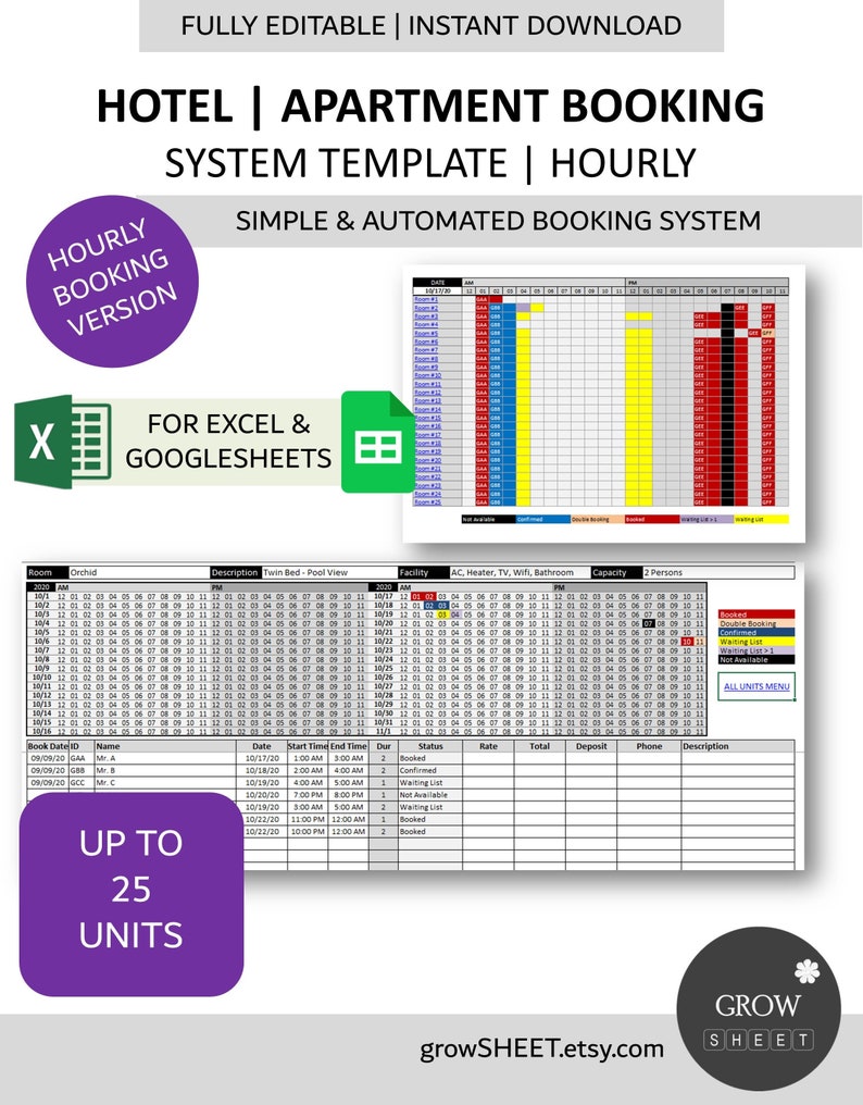 Hotel Hourly Booking System Template | Apartment Hourly Rental ...