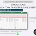 Garage Sale Inventory and Sales Tracker | Garage Sale Listing ...