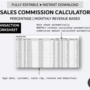 Sales Commission Calculator | Monthly Revenue Based Commission ...