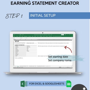 Salary Slip Generator | Earning Statement Template | Pay Slip Creator ...