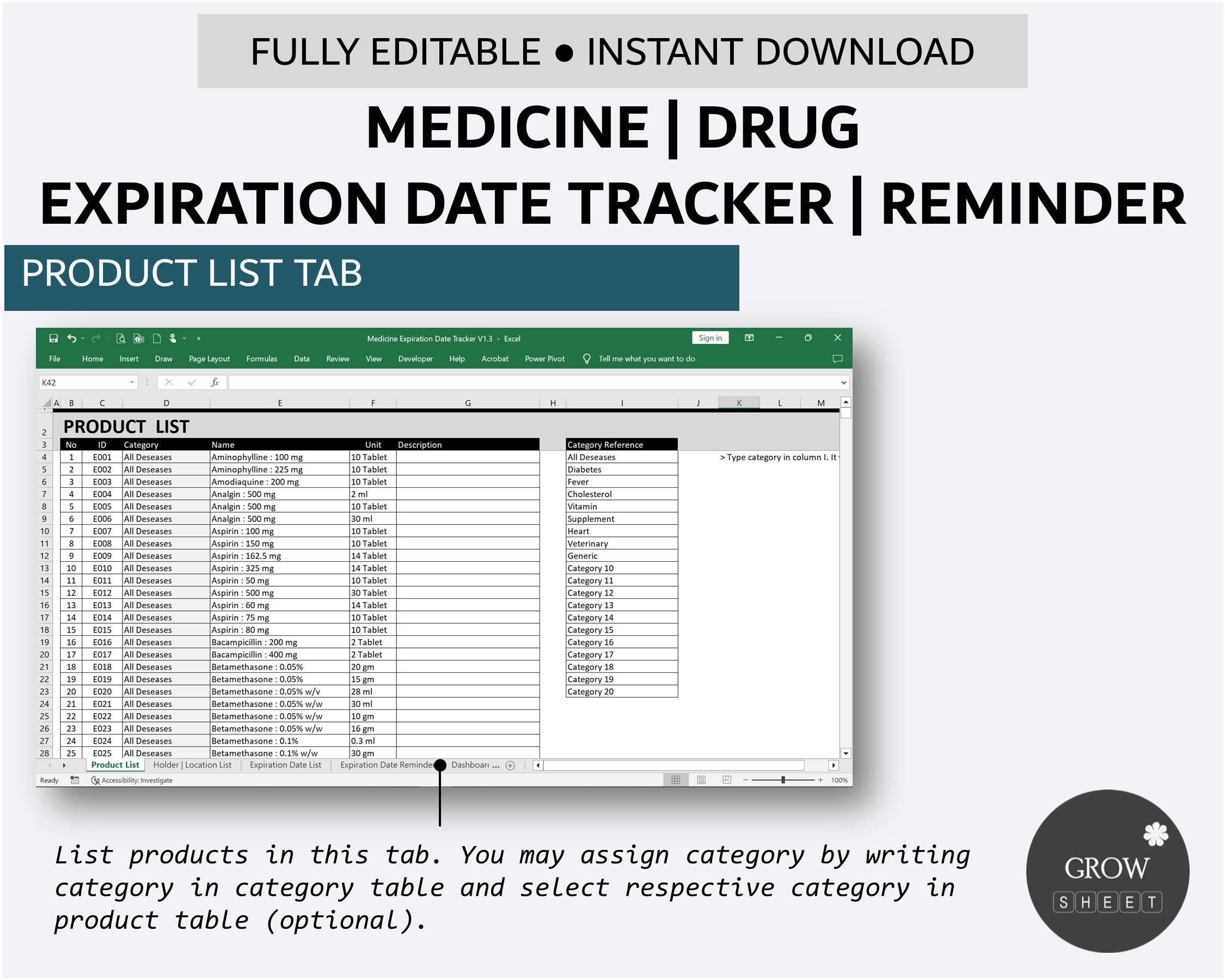 Medicine Expiry Date Tracker | Simple Drug Inventory Database With Expiration Date Reminder ...
