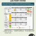 Employee Attendance Tracker With Disciplinary Point System | Automated ...