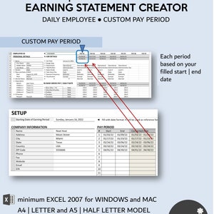 Salary Slip Generator | Pay Slip Creator With Daily Employee Database ...