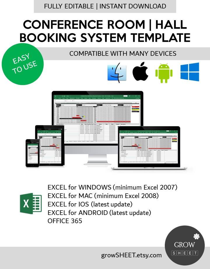 Conference Room Hourly Booking Template | Banquet Hall Reservation ...