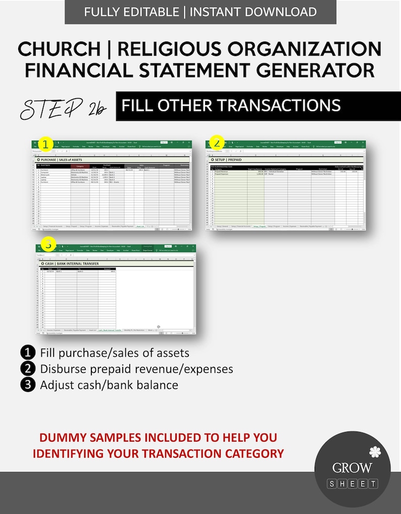 Church Financial Statement Generator | Religious Organization Automated ...